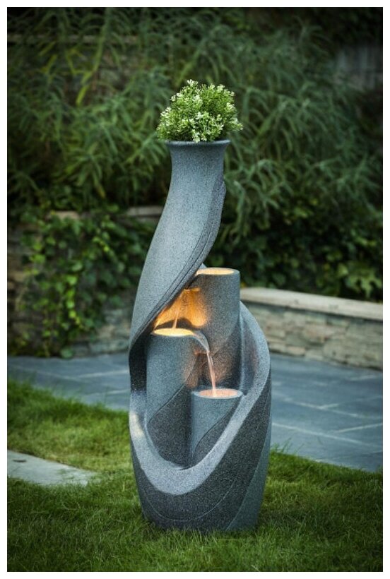 Фонтан декоративный с подсветкой Трио