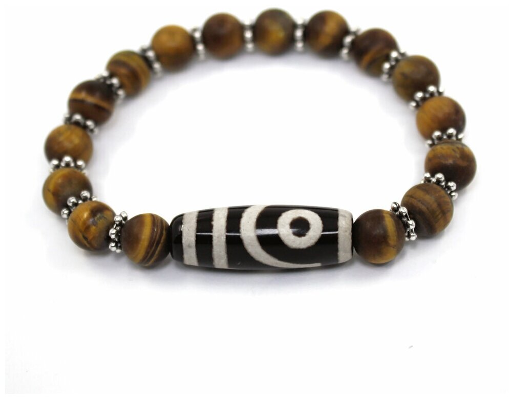 Браслет-нить, тигровый глаз