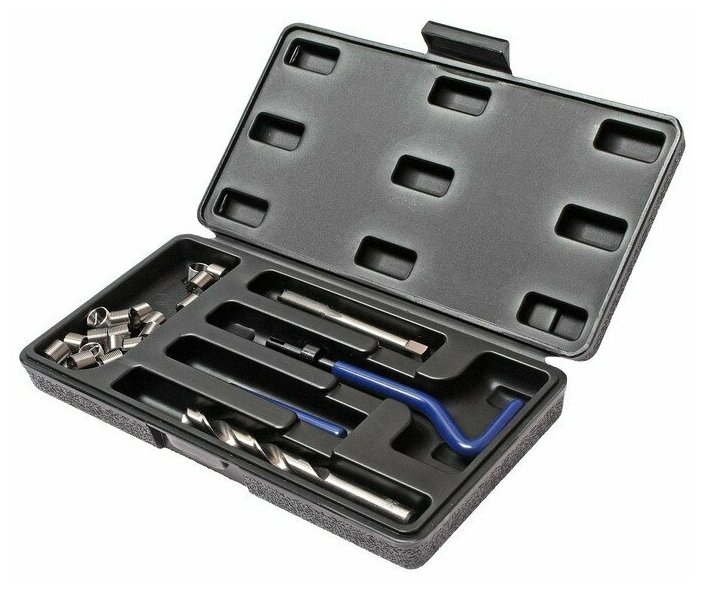 JTC-4791 Набор для восстановления резьбы M10x1.0, 14пр.