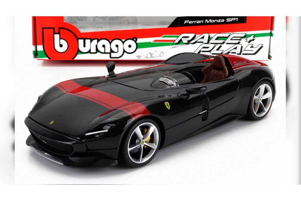 Модель коллекционная BBURAGO Ferrari monza SP1 (2018), black red
