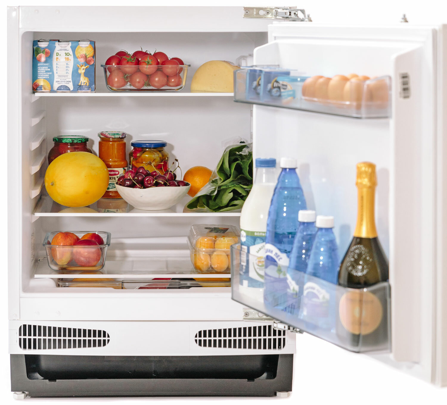 Встраиваемый однокамерный холодильник Scandilux RBI162, белый