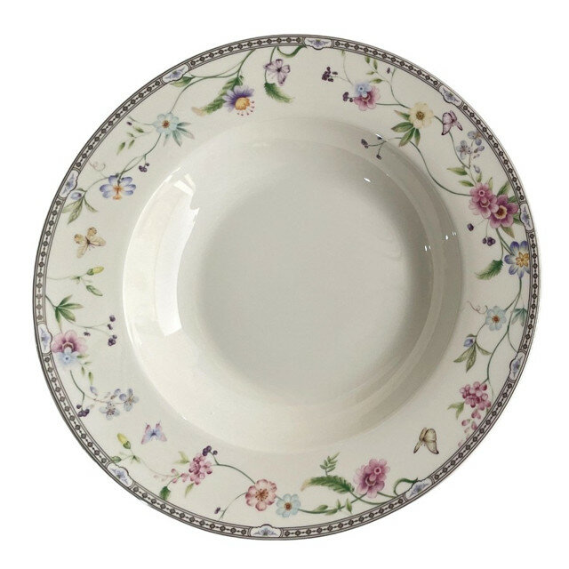 Тарелка Мануэла 22 см глубокая фарфор - сервировочная посуда на каждый день