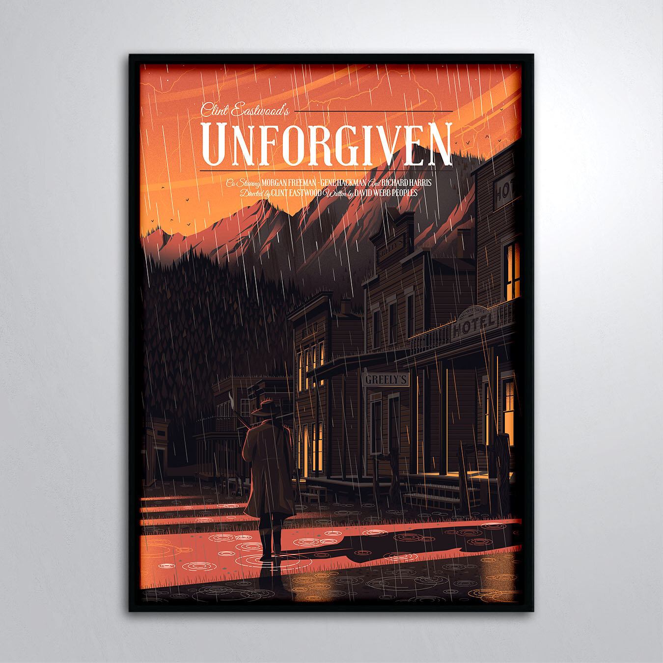 Постер без рамы/Непрощенный Клинт Иствуд Арт Unforgiven