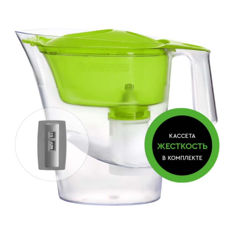 Фильтр-кувшин Барьер Чемпион 4.0л зеленое яблоко, для жесткой воды