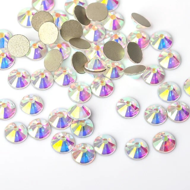 Стразы Nailsworld Gold AB, ss30 (288шт)