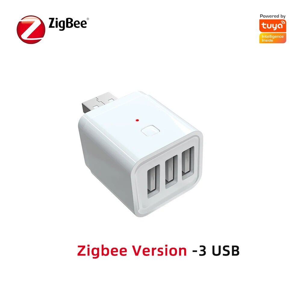 Zigbee USB-хаб с 3 портами USB