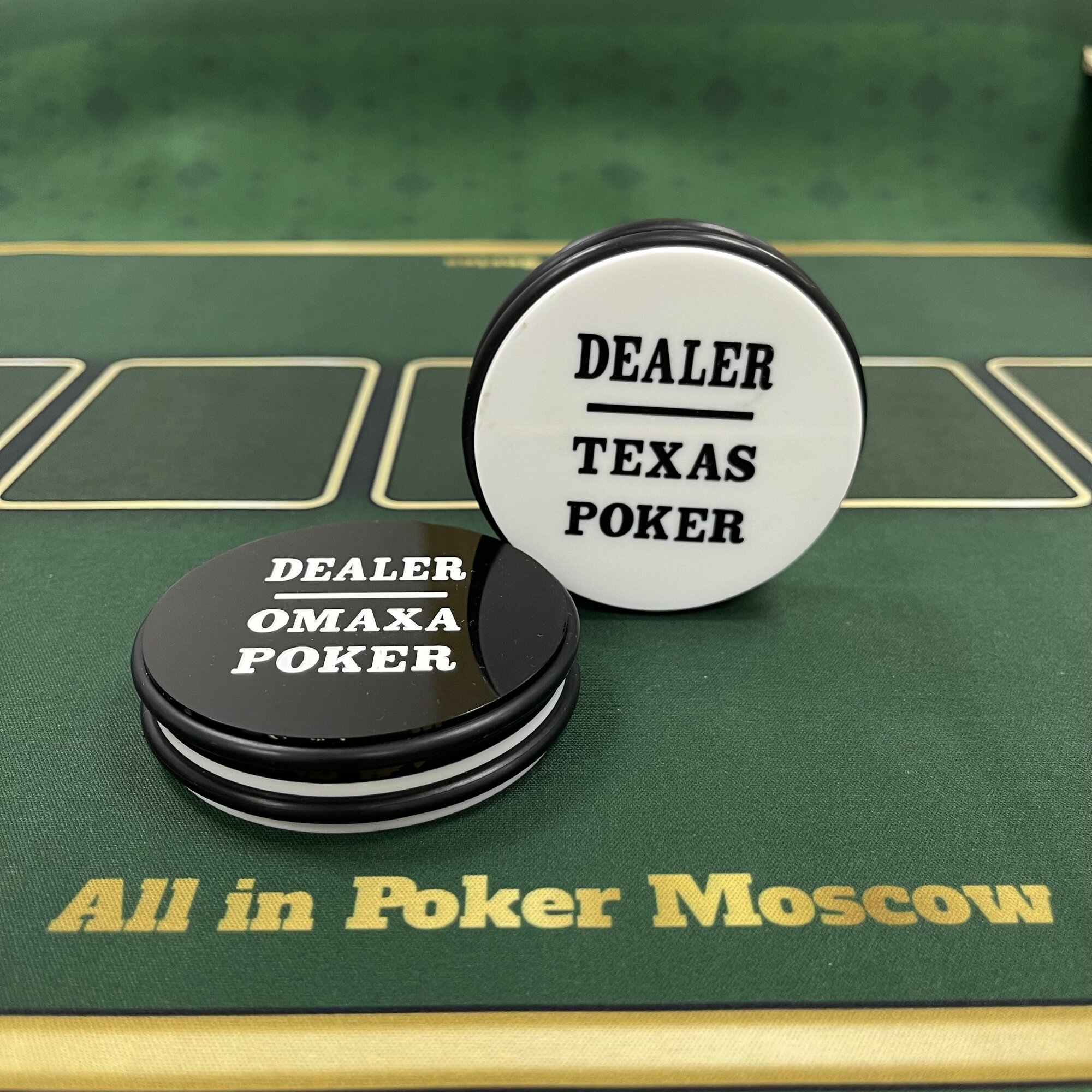 Фишка Дилера - Профессиональный Баттон Двухцветный