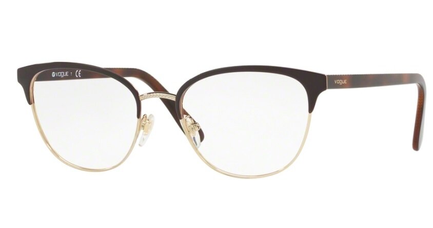 Оправа Vogue Eyewear VO 4088 997, овальная, металлическая, для женщин, черная