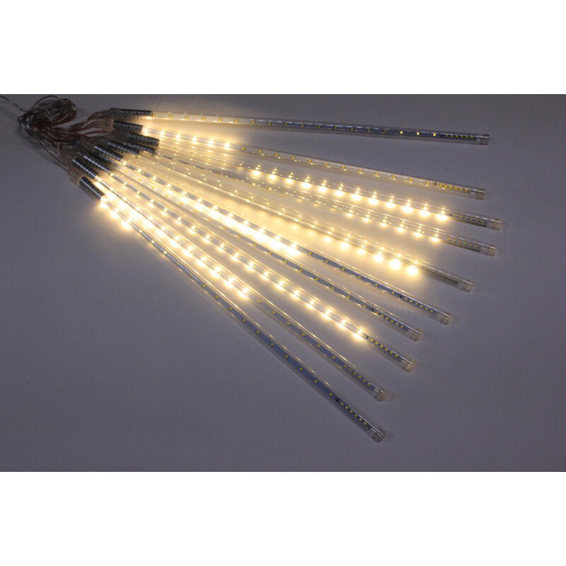 Сосульки строб Трубки D12mm,10шт 0,5М Бел теп LED-PLM-SNOW-480SMD-0.5*4.5M-10-7V-WW не соедин.