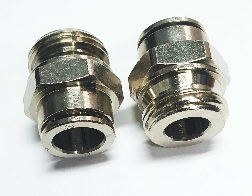 Система жидкостного охлаждения ProModz Фитинги прямые Cooled Silence Straight Fittings G1/2-8/12mm OD