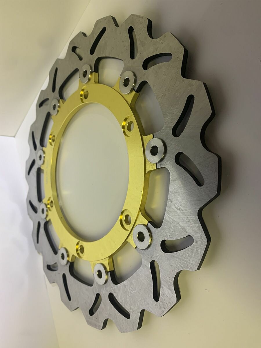 Тормозной диск Tarazon ZC940 для мотоцикла Aprilia, 2 шт. 300 мм, золотой