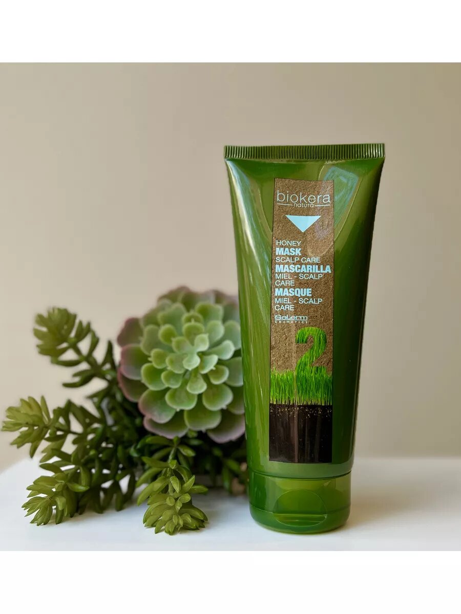 Медовая маска для чувствительной кожи головы Biokera