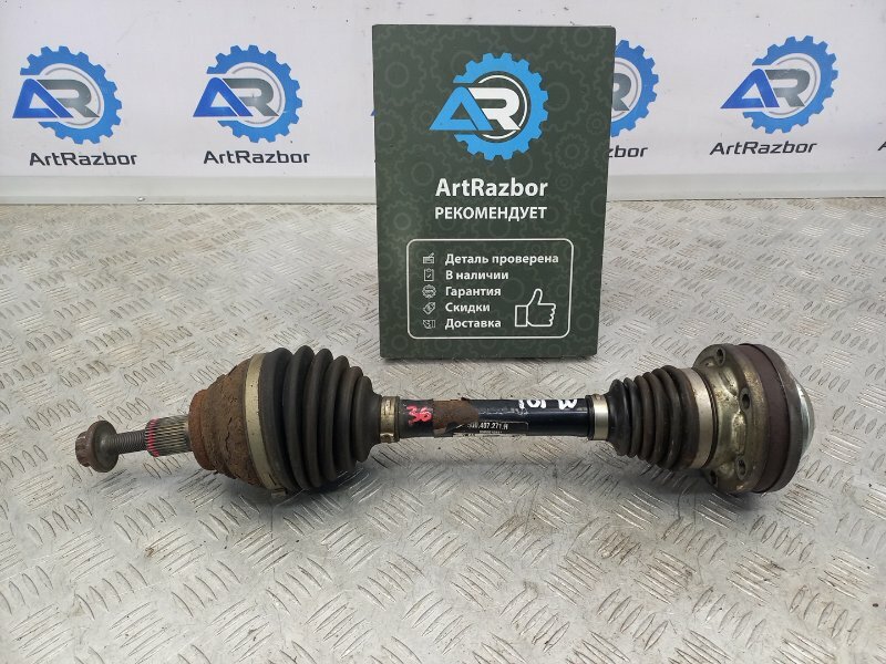 Б/У Привод передний левый Skoda Octavia A7 5E5 5E3 / Шкода Октавия A7 5E5 5E3 2.0 CKFC дизель 2014