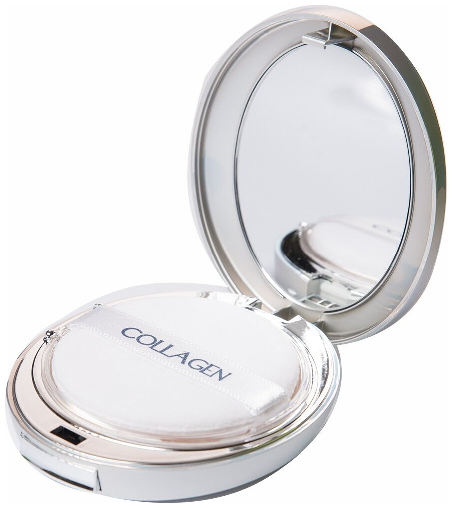 Enough пудра компактная Collagen whitening moisture two way cake SPF30 PA+++ со сменным блоком 1 шт. №21 13 г