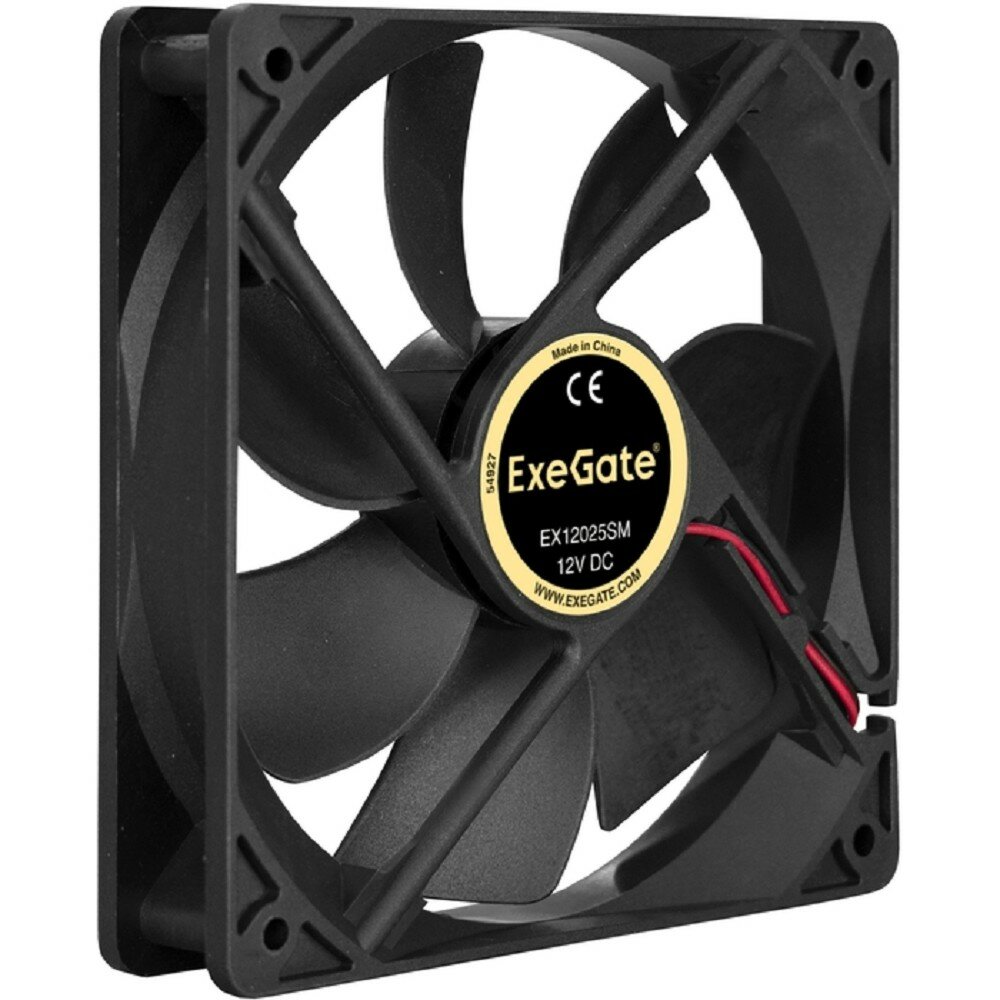 Корпусный вентилятор ExeGate EX283394RUS 1200RPM 120 x 120 x 25 мм, 1 шт