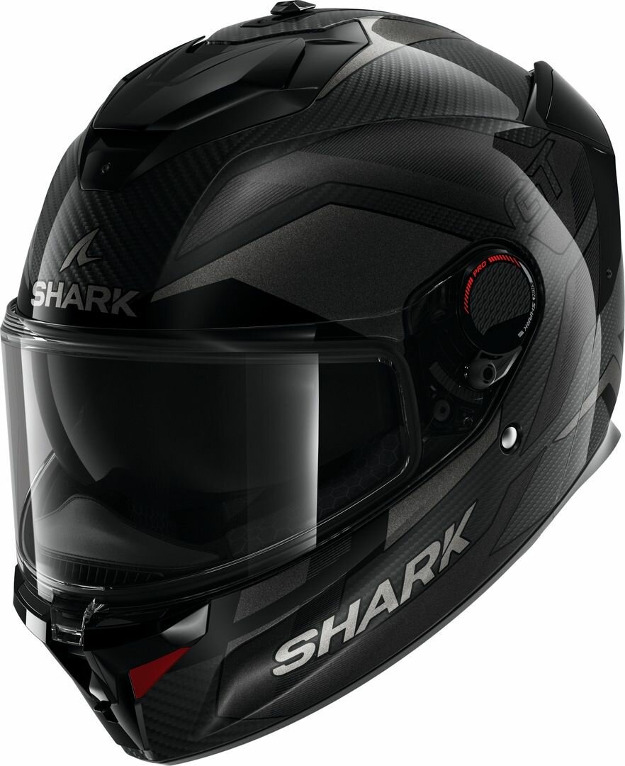Мотошлем интеграл Shark SPARTAN GT PRO RITMO CARBON Black/Anthracite/Chrome, XL