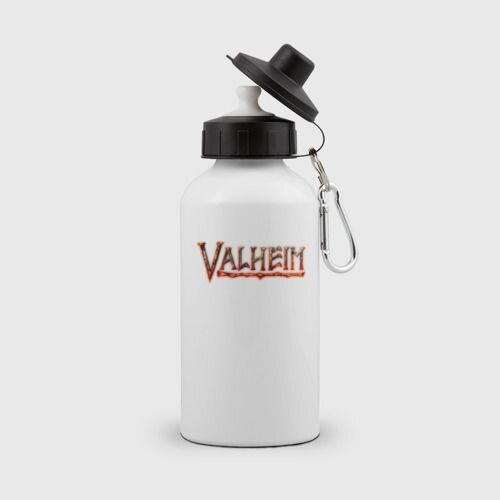Valheim огненный лого Спортивная бутылка