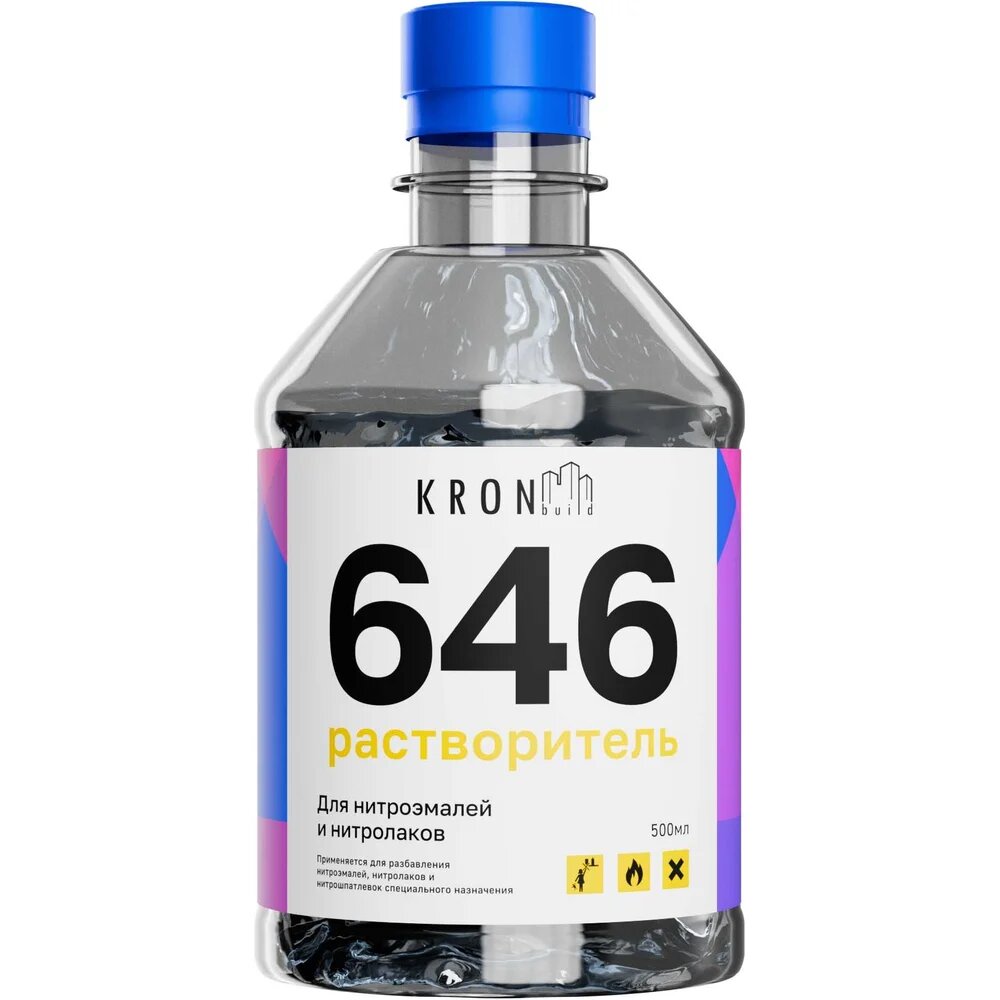 Растворитель Kronbuild 646 0,5 л ПЭТ B56CL, обезжиривания