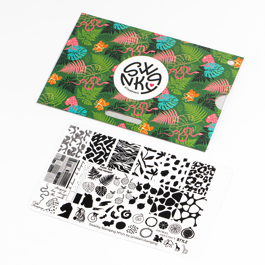 Пластина для стемпинга Swanky Stamping №171