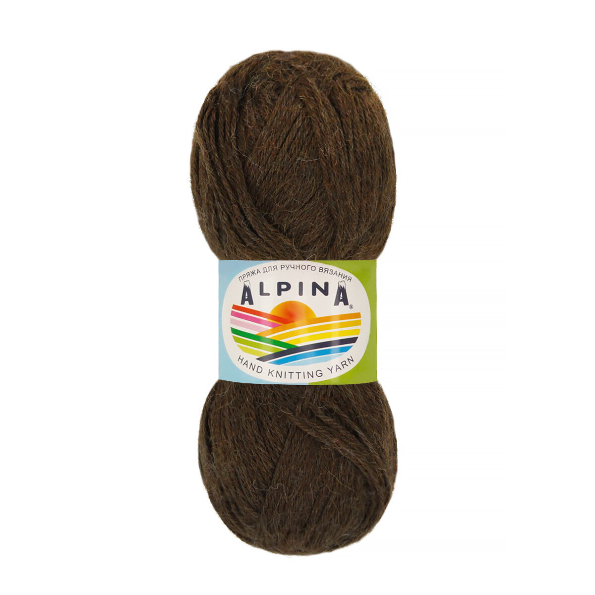 Пряжа ALPINA "ROLAND" 100% альпака 50 г 200 м №29 коричневый