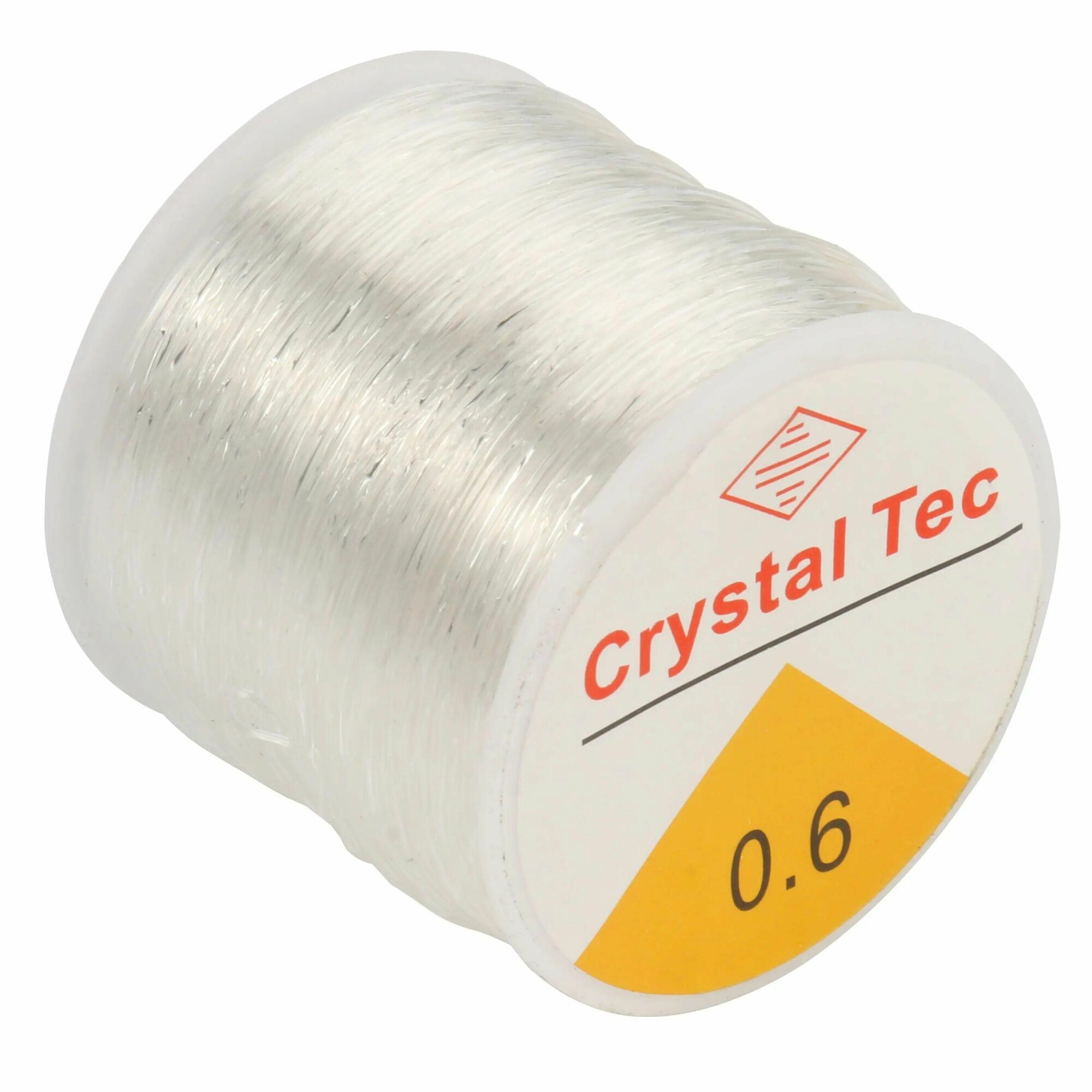 Нить резинка, эластичная леска для рукоделия 0.6 мм, 100 метров