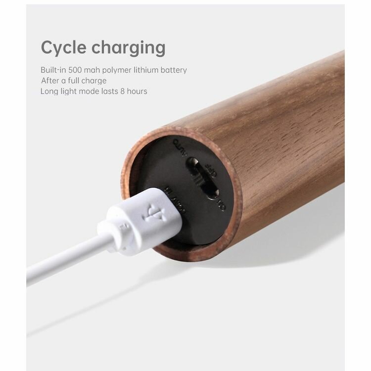 Магнитный настенный светильник с датчиком движения LED USB Charging Stick Large Battery Base для прихожих