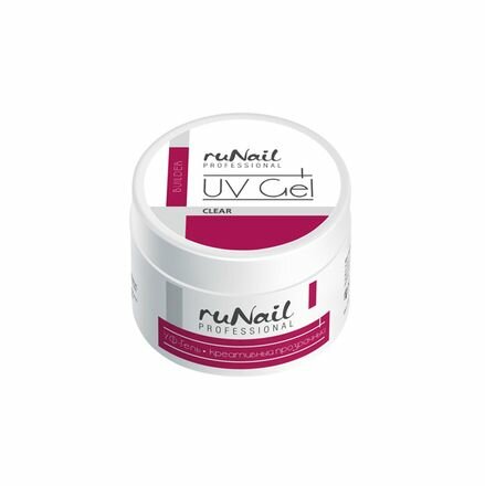 Креативный УФ-гель ruNail Professional (цвет: прозрачный), 15 г