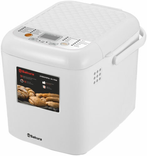 Хлебопечь Sakura SA-7508W 500Вт 500/600гр