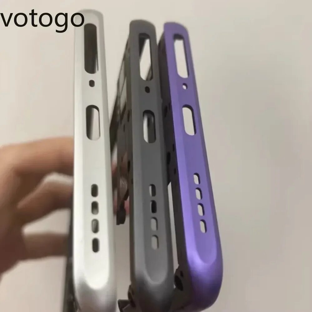 Ремонт оригинального среднего корпуса (рамки) для Realme GT Neo 5 Neo5SE RMX3706, передняя панель LCD-экрана, рамка дисплея, средняя панель, корпус, шасси, замена GT Neo 5, Purple, Middle Frame