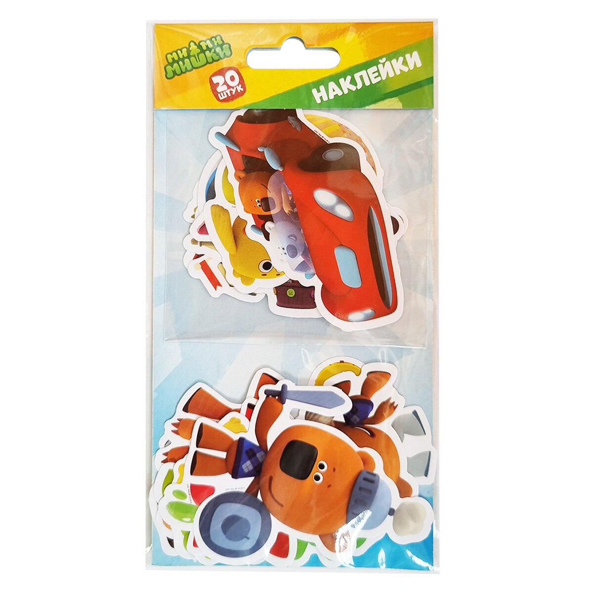 МиМиМишки Наклейки бумажные фигурные 9.5×19см для творчества и оформления праздников