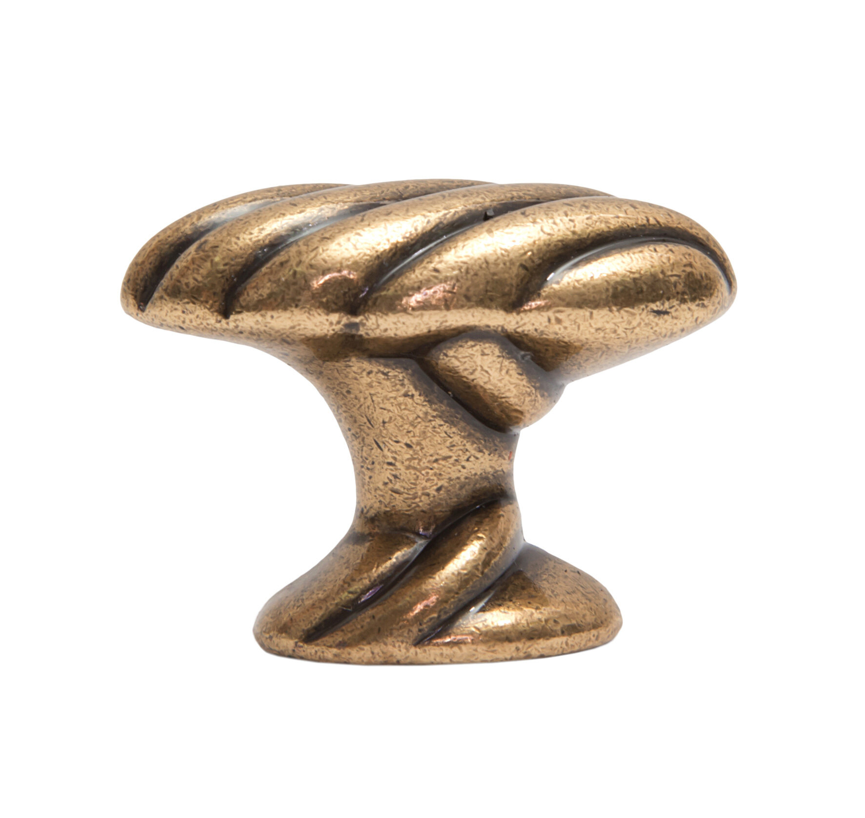 Мебельная ручка TWIST RC126MAB.4, матовая старинная латунь, 4 шт