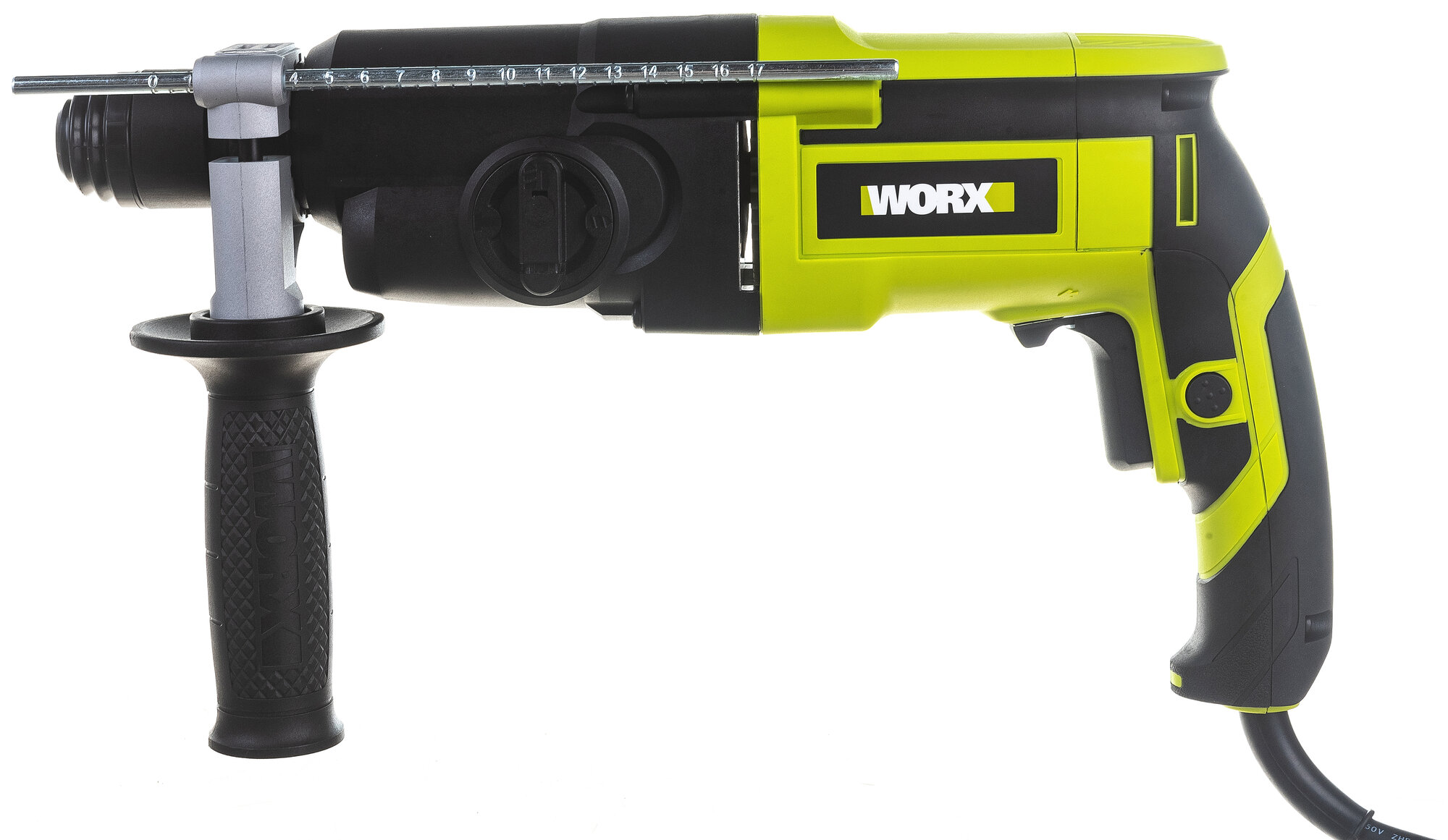WORX Professional Перфоратор WU340S, 800Вт, 26мм, 3Дж, кейс WU340S
