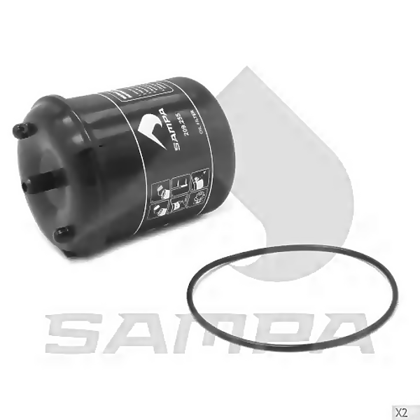 SAMPA 209.255 (209255_SA) фильтр масляный центрифуги\ daf cf85 / xf105, tatra phoenix