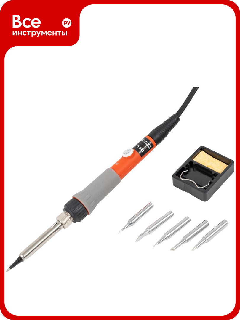 Керамический паяльник Gigant с регулировкой температуры, 5 жал, 60Вт GES-03 для точной электроники