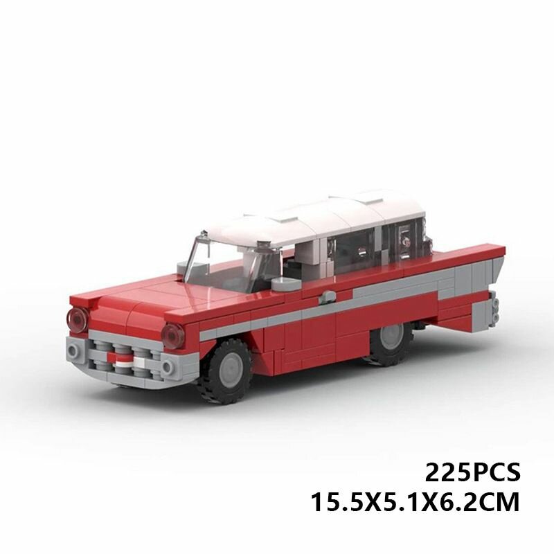 Строительные блоки MOC, Chevrolet Nomad, обучающие частицы, пластиковые конструкторы, из которых можно строить модели, сборные модели детских игрушечных блоков