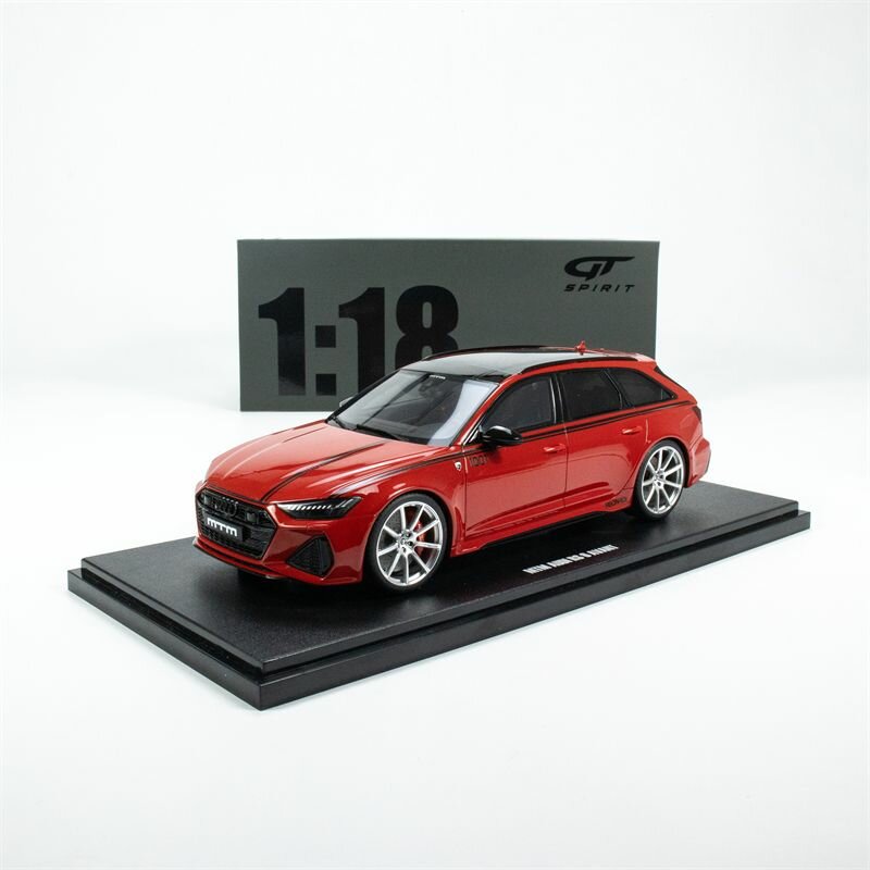 Машинка GT Spirit 1:18 Audi RS6 (C8) 2021 Модель автомобиля из смолы