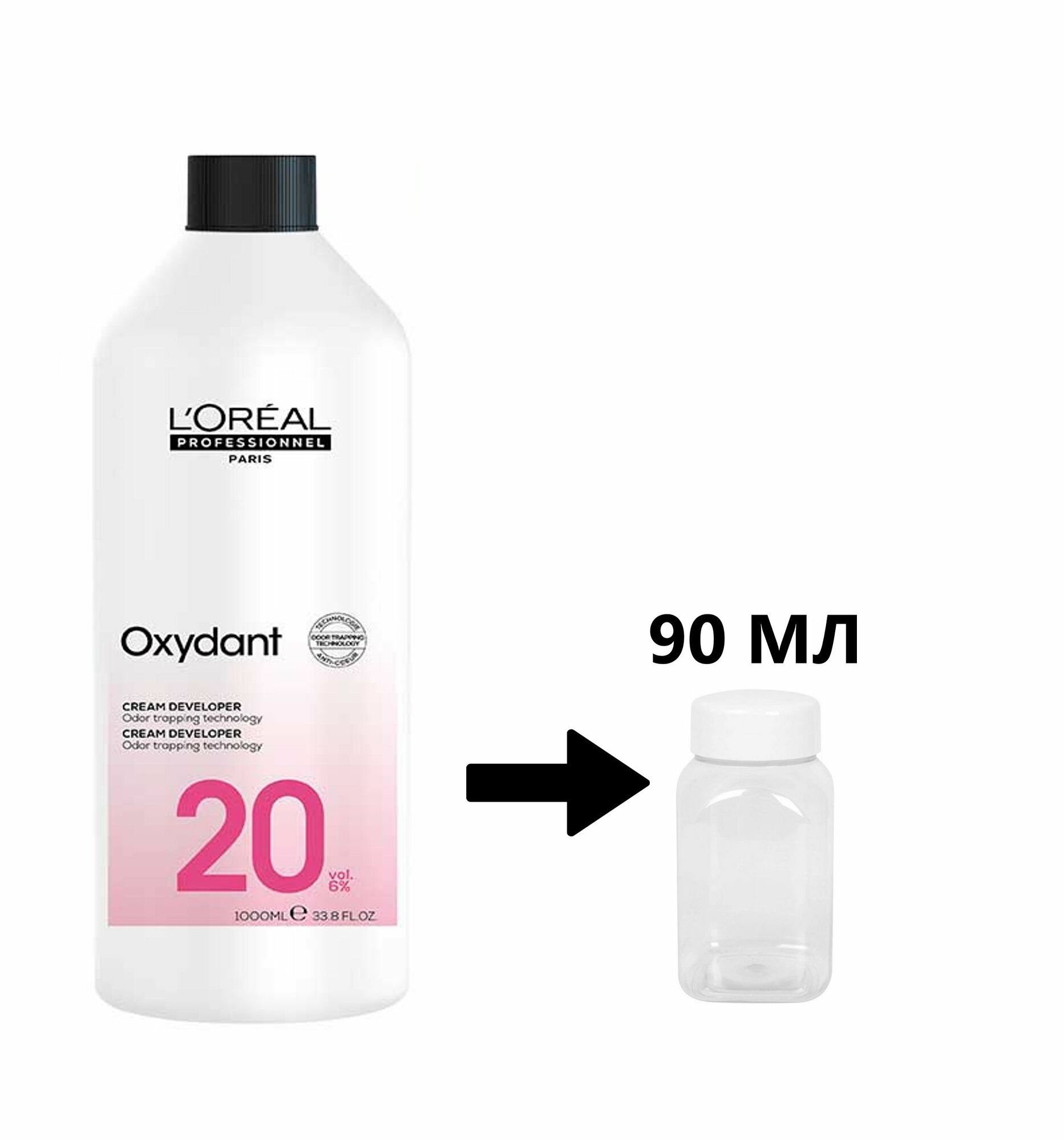 Loreal Majirel 6% новый Оксид 90мл для краски 60мл