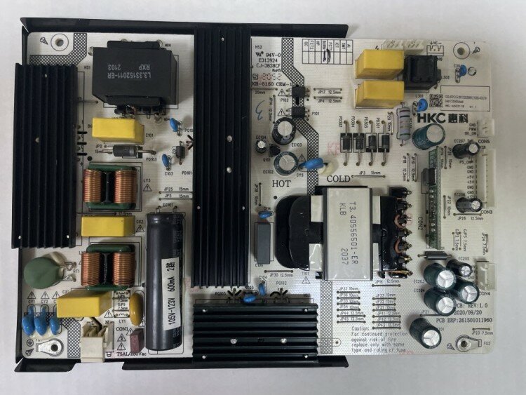 Блок питания ERP:261501011960 REV:1.1 JR645R3HB1K HAIER 65 SMART TV MX