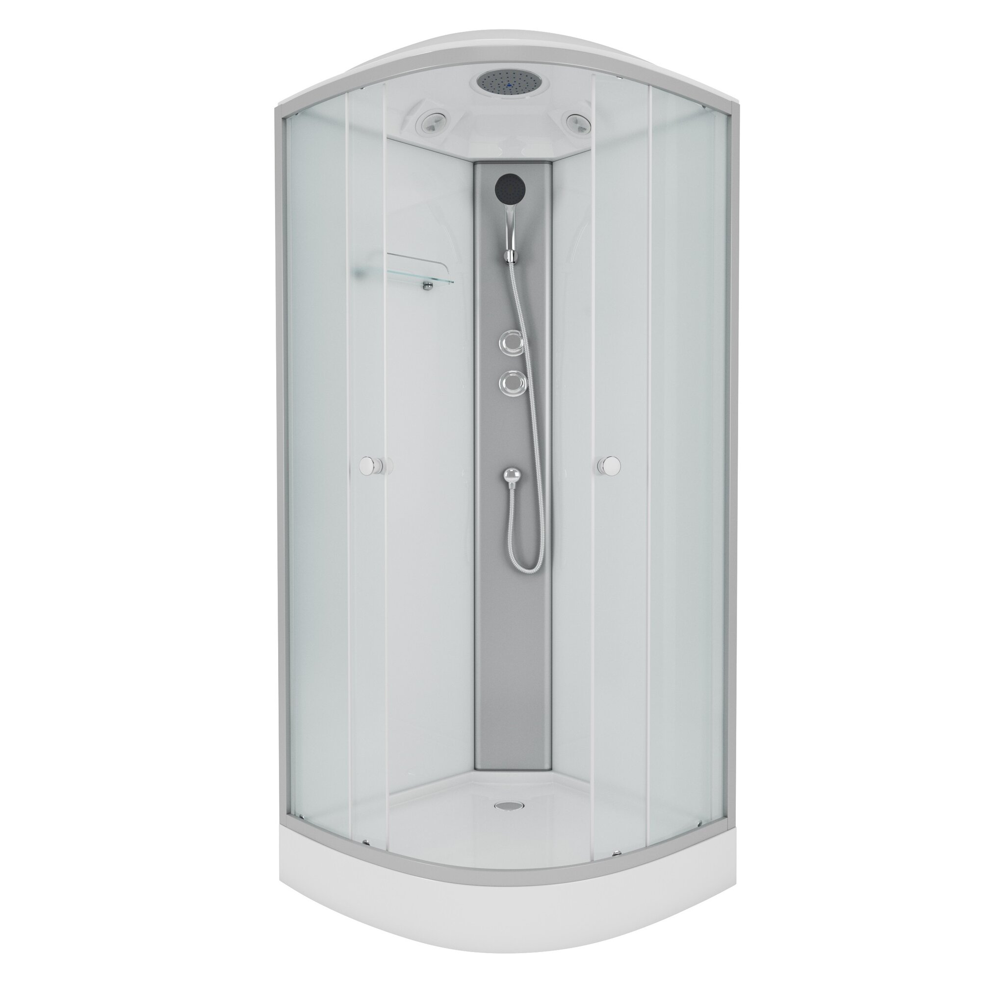 Душевая кабина Niagara Eco 80x80 (матовое стекло) хром матовый E80/13/MT