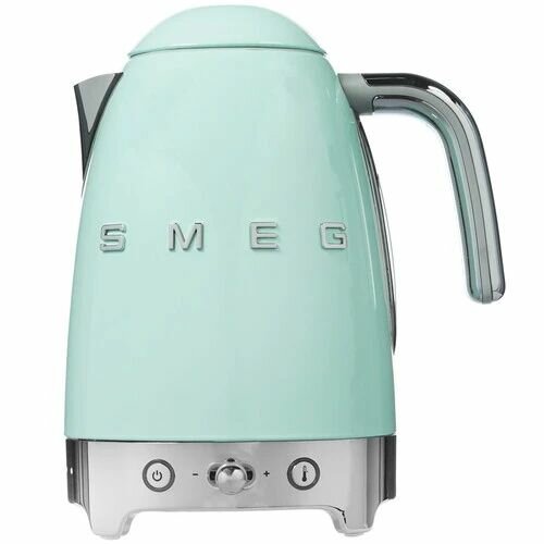 Электрочайник Smeg KLF04PGEU, 1.7л, 2400 Вт, нержавеющая сталь, зеленый — фото 1