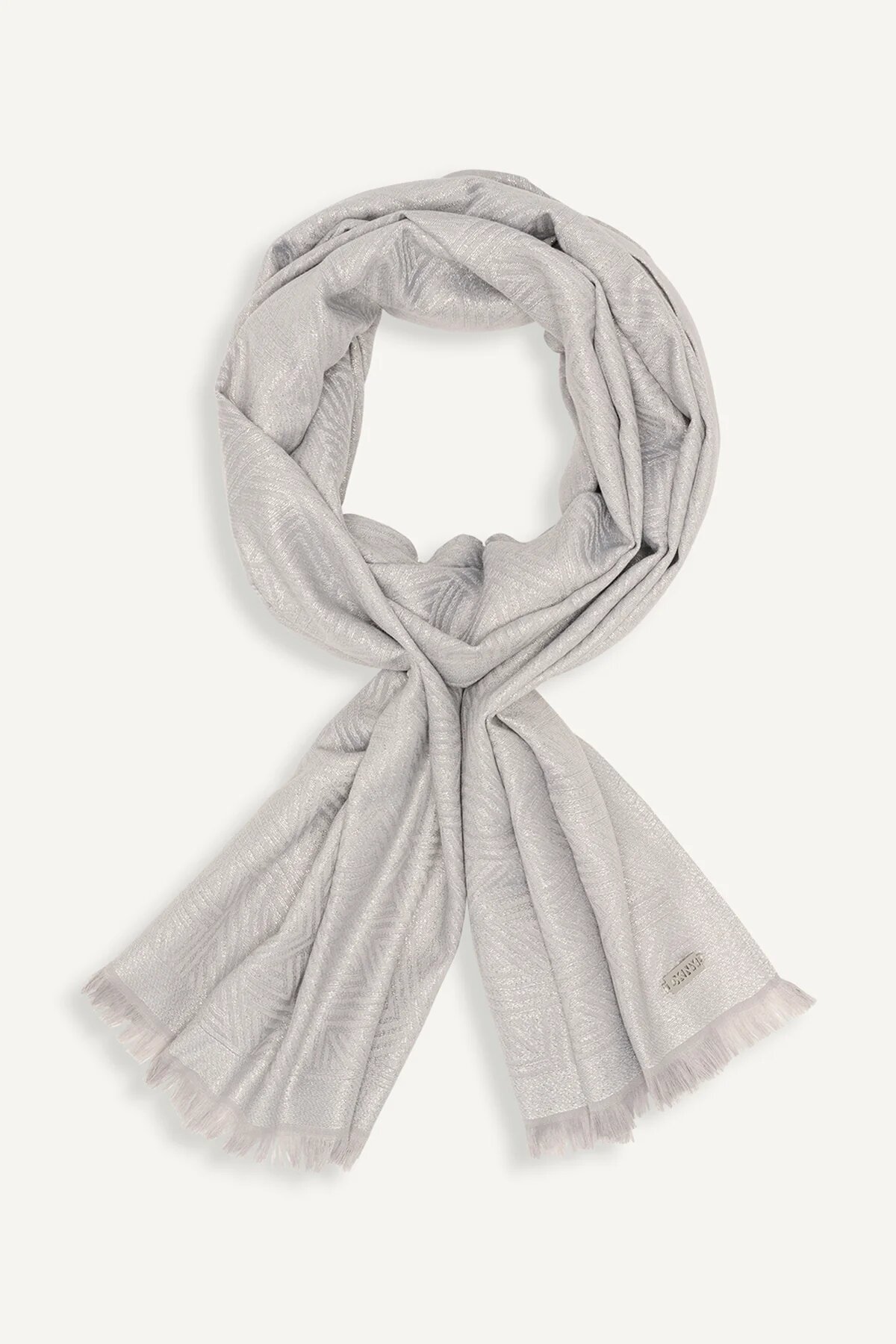 Палантин scarf dkny c logo pattern для женщин