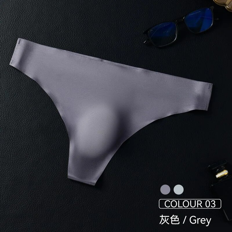 Стринги мужские серые NURRASA 2XL (D Gray)