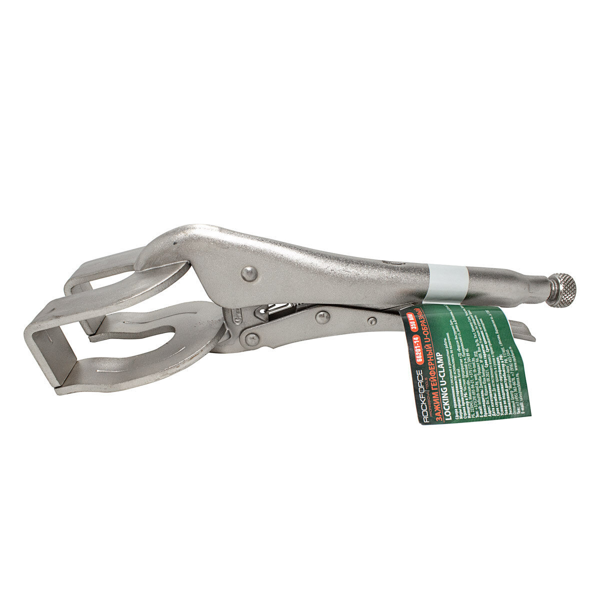 Зажим ROCKFORCE RF-66201-10: гейферный U-образный 10"-250мм