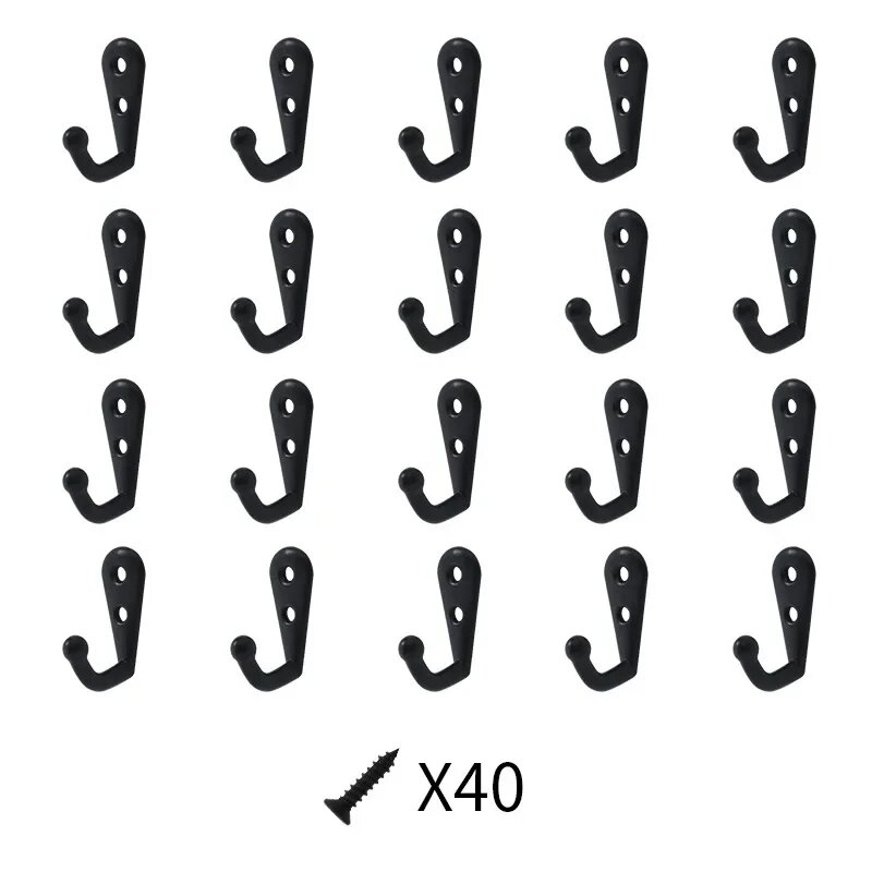 20 шт. декоративных крючков из бамбука balck-20pcs