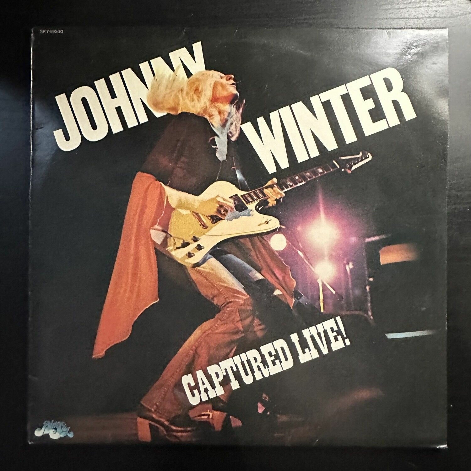 Виниловая пластинка Johnny Winter Captured Live! (Голландия 1976г.)