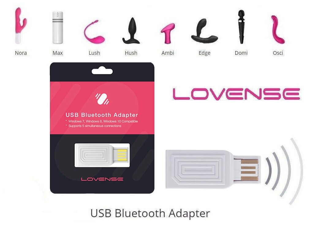 Адаптер Lovense USB Bluetooth Adapter, для подключения игрушек к вебкам сайтам — фото 1