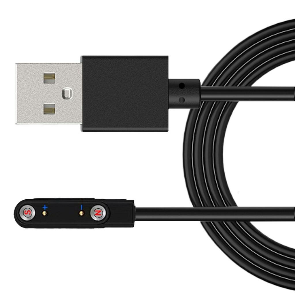 Магнитный кабель для зарядки умных часов (2pin/4pin/5pin, 2.5–17 мм), 2-контактный 7,62 мм x 14,3 м - вперед