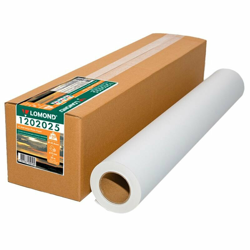 Бумага широкоформатная для САПР и ГИС Lomond мат(610мм30м 120г 50,8)1202025, 1232894