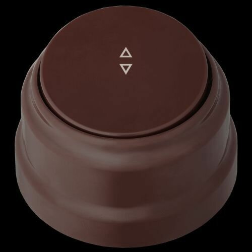 Выключатель ретро пластик шоколад. одноклав. проходн.10А А610-2261 Bylectrica 10А