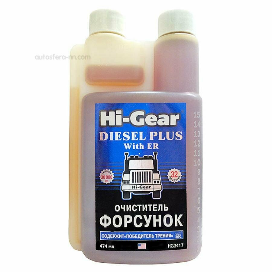 HI-GEAR HG3417 SX=HG !474ml\ Очиститель форсунок для дизеля с 'победителем трения' ER